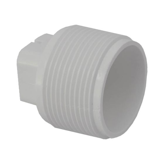 1.5" White Threaded Plug – Secure Pool Return Line Closure